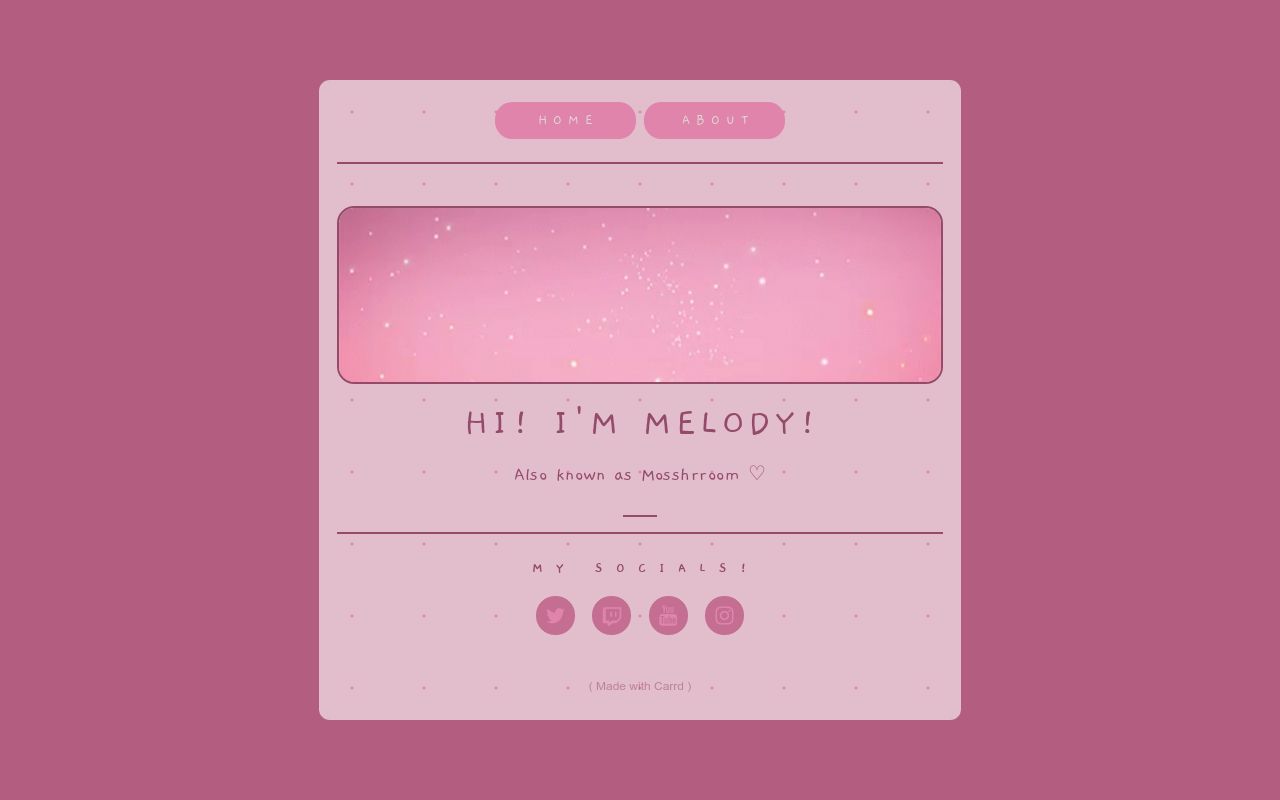 melody's carrd